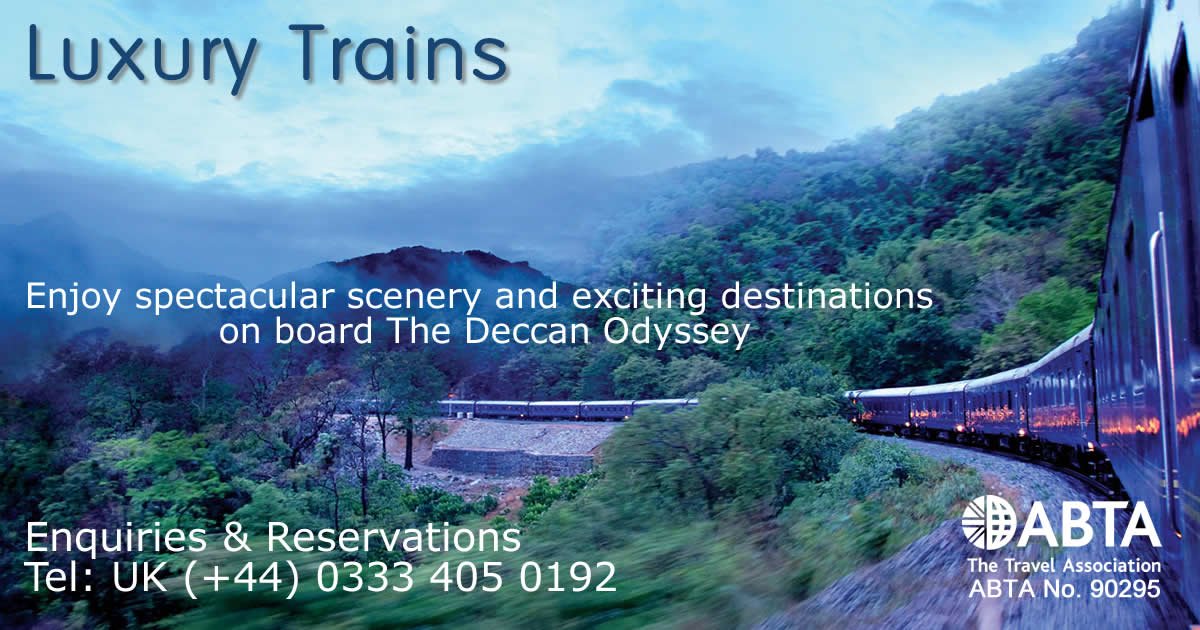 Deccan Odyssey, Luxury Rail Journeys around India.